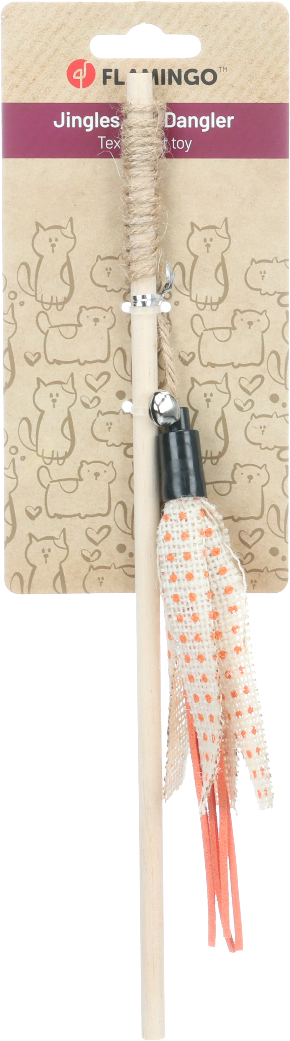 Toy Texo Dangler Orange | 561928 | Flamingo Pet Products