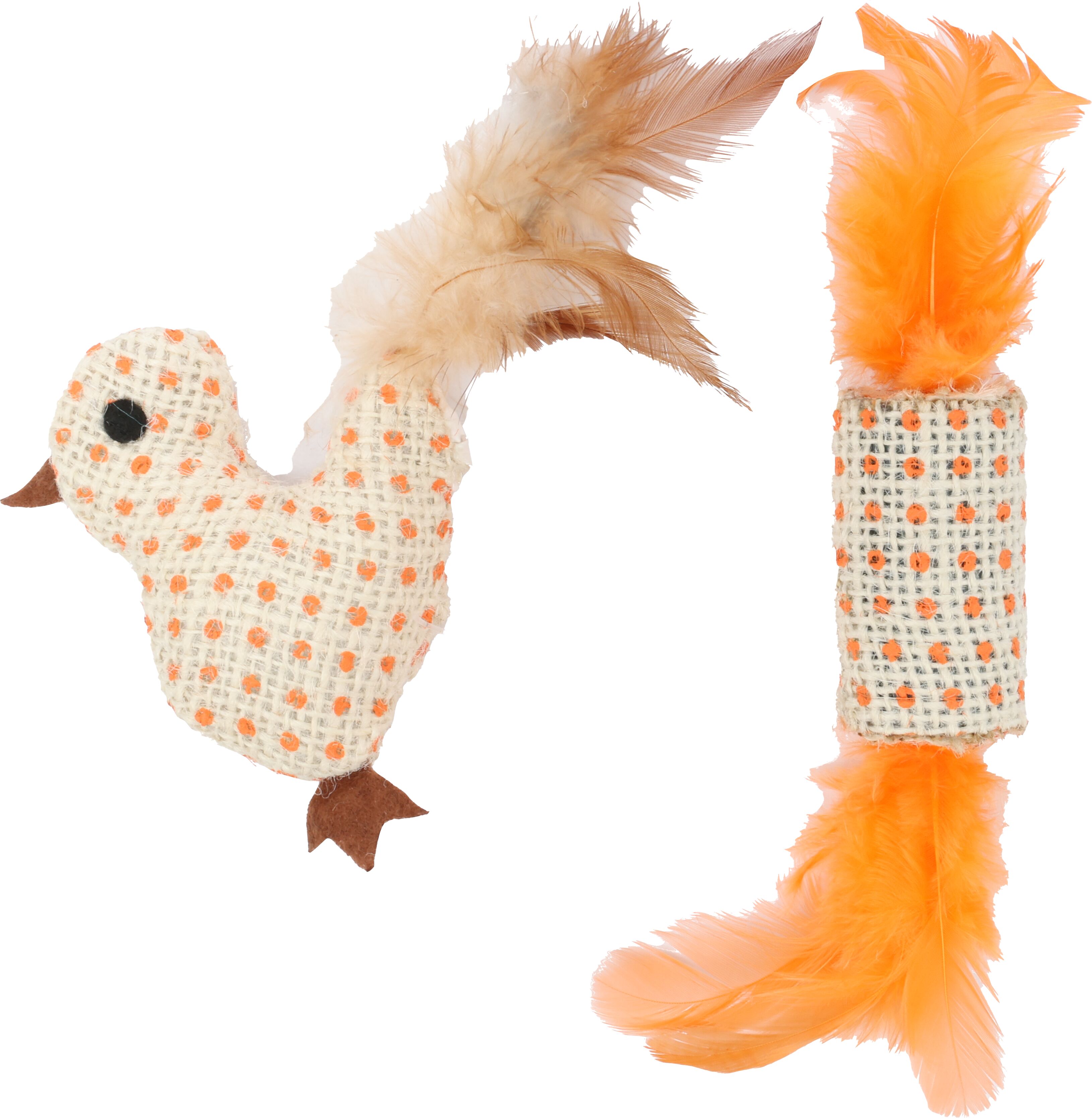 Toy Texo Roll & Bird Orange | 561930 | Flamingo Pet Products