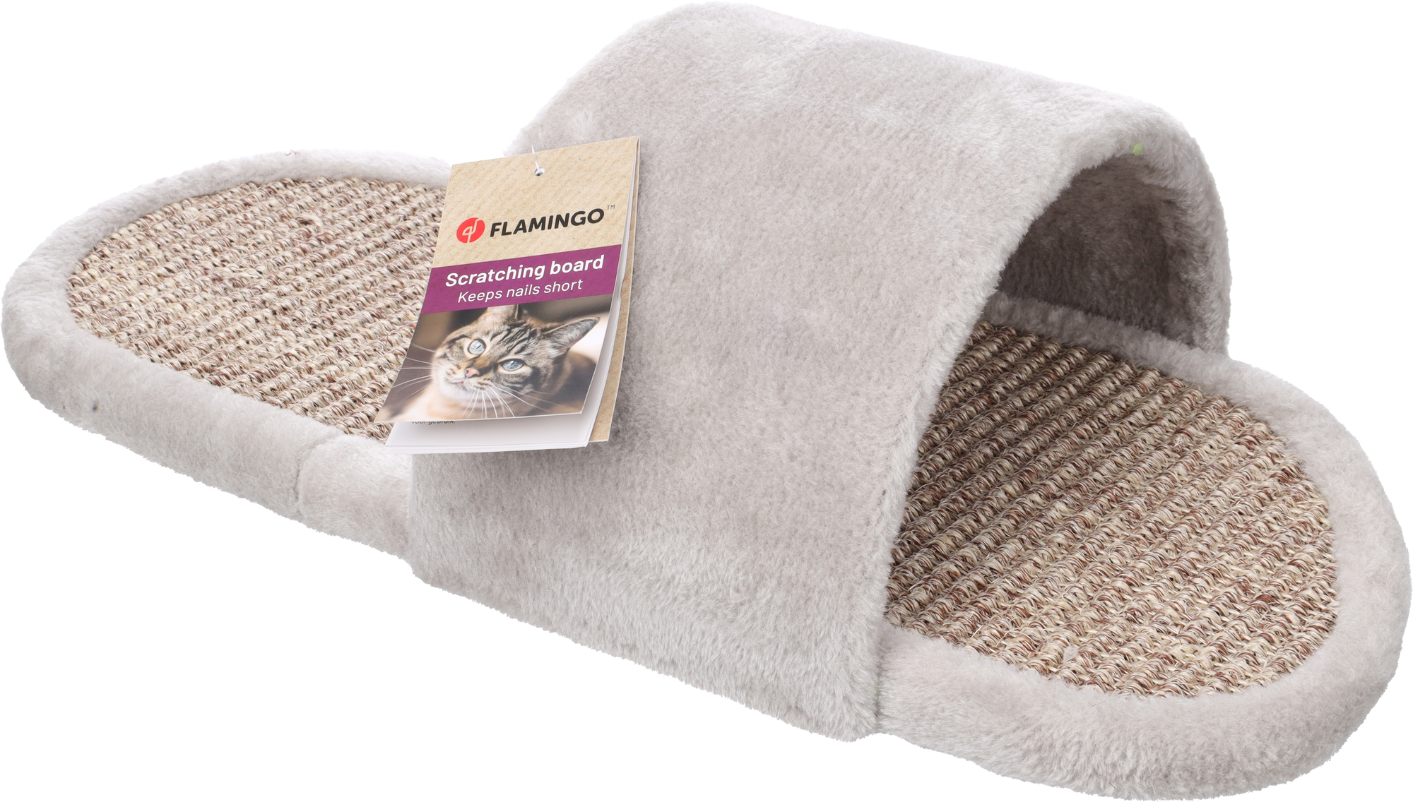 Tabla rascador Cleo Chancla Gris | 561943 | Flamingo Pet Products