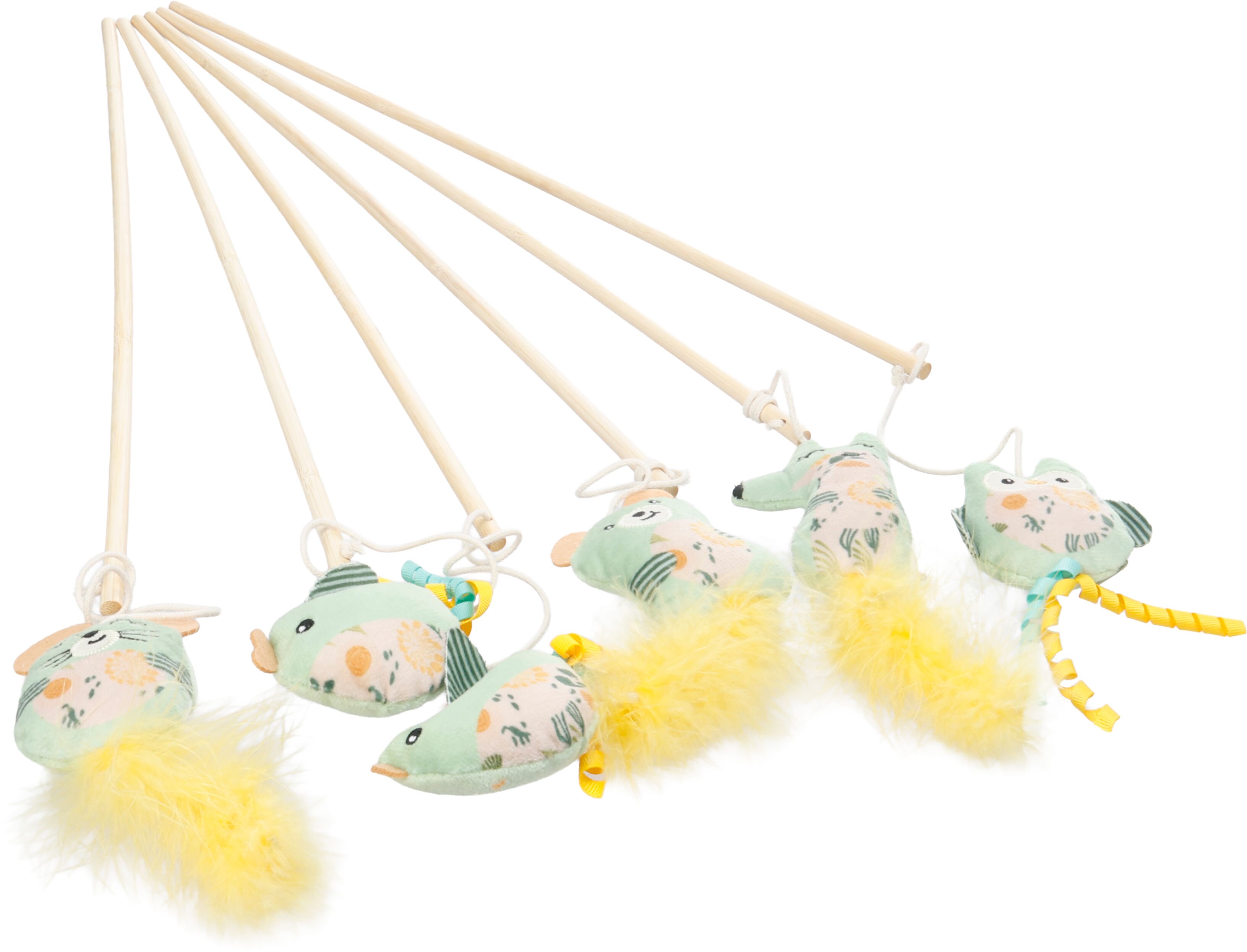 Toy Grali Dangler with animals Green | 561978 | Flamingo Pet Products