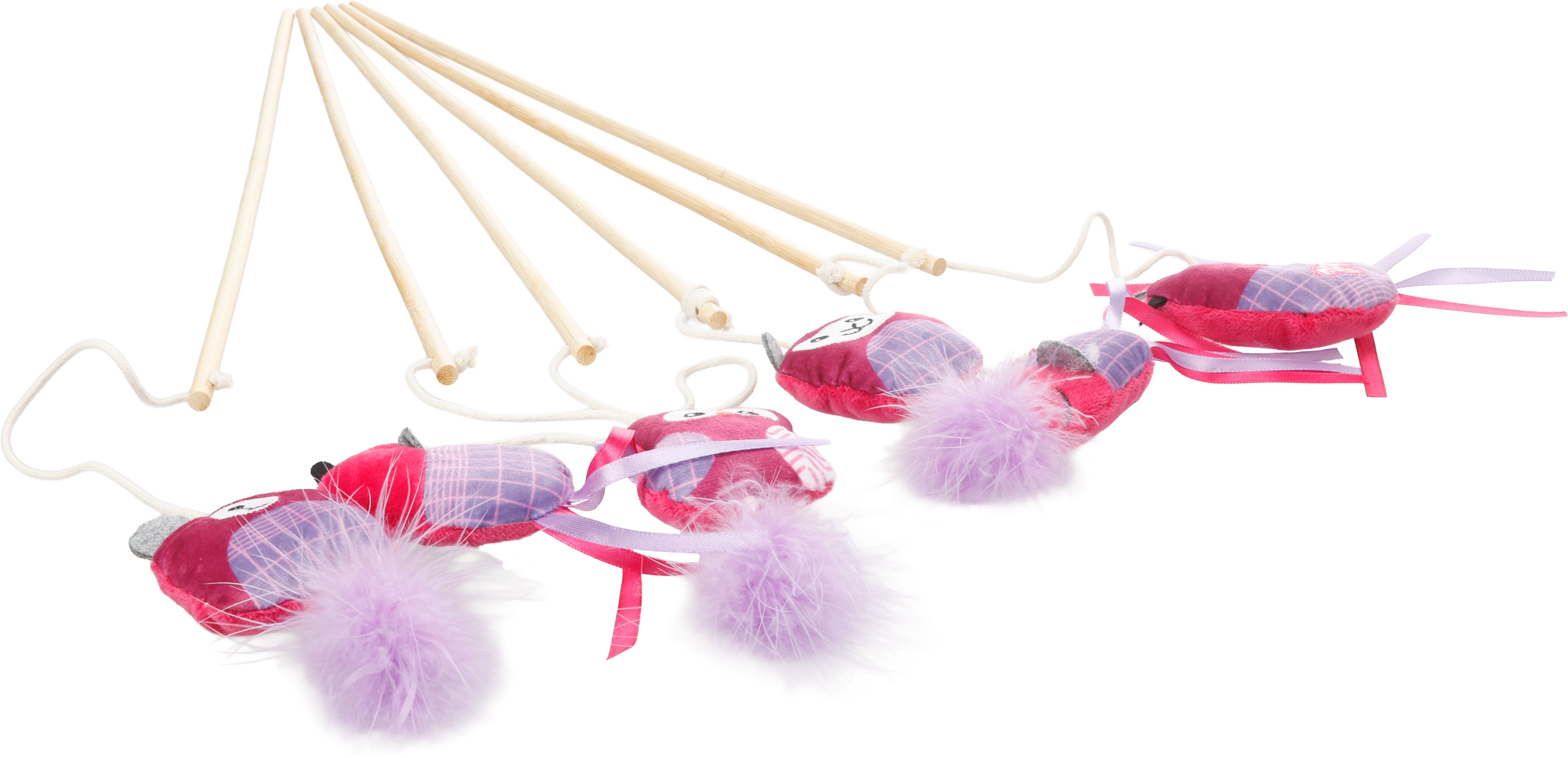 Toy Prali Dangler with animals Purple | 561987 | Flamingo Pet Products