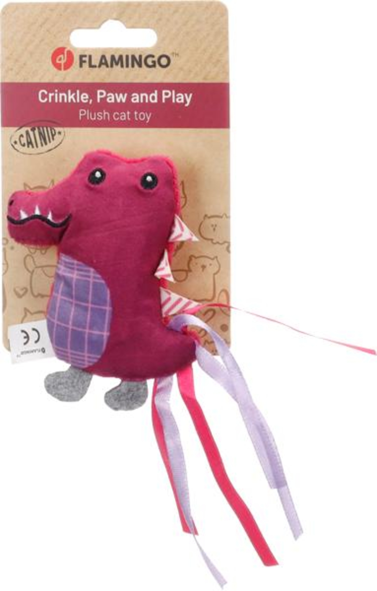 Toy Prali Crocodile Purple | 561994 | Flamingo Pet Products