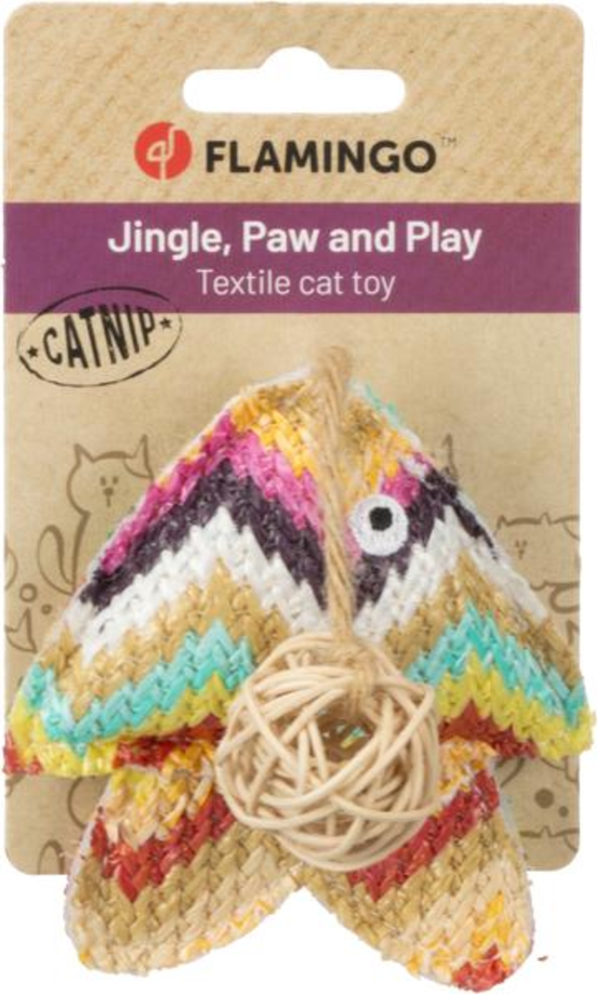 Toy Klora Turbot with ball Mix | 562017 | Flamingo Pet Products