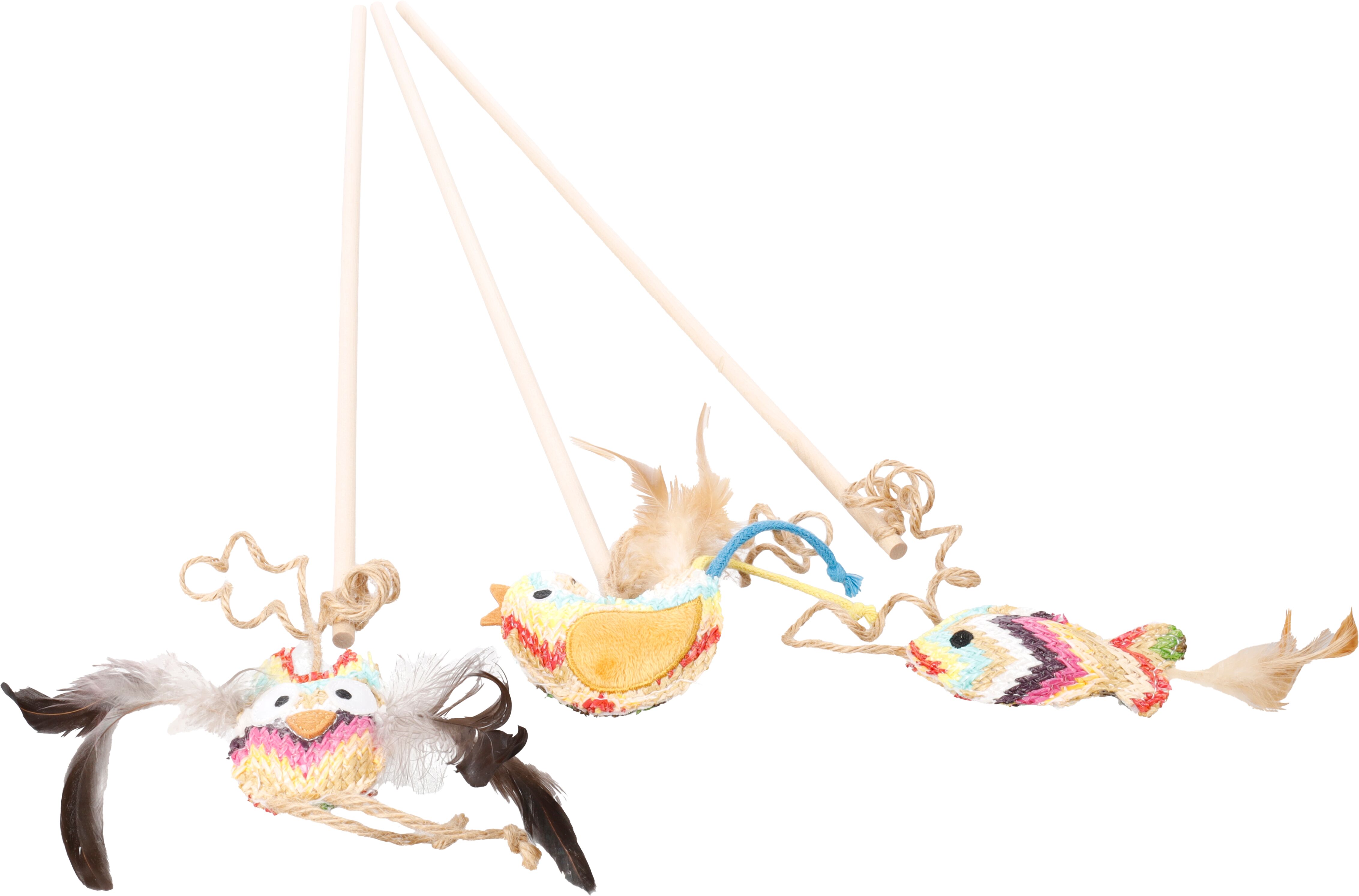 Toy Klora Dangler with animals Mix | 562019 | Flamingo Pet Products