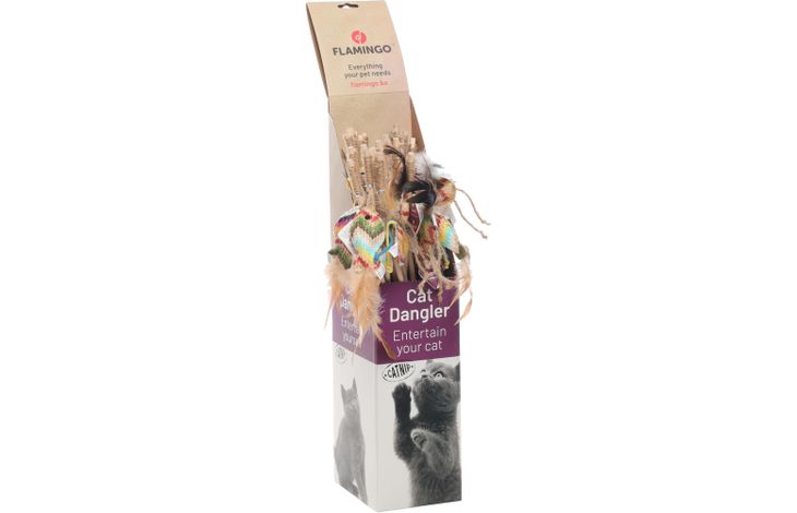 Toy Klora Dangler with animals Mix | 562019 | Flamingo Pet Products