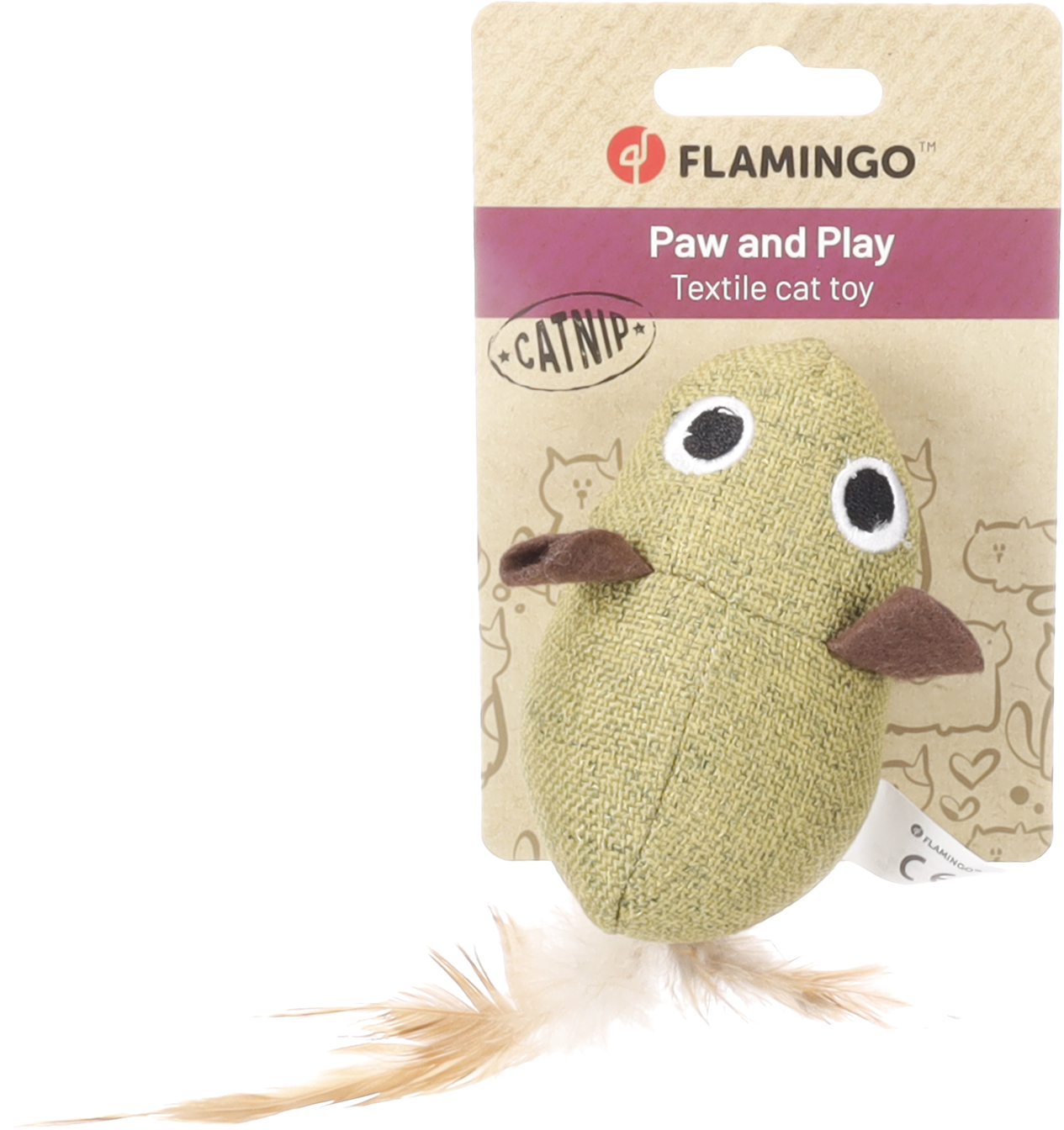 Toy Cabru Mouse Green | 562021 | Flamingo Pet Products
